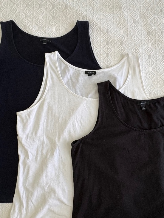 Talbots | Tops | Talbots Pima Cotton Modal Tank Tops Size L Bundle ...